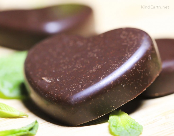 EASY Vegan Mint Chocolates - with coconut sugar - Kind Earth
