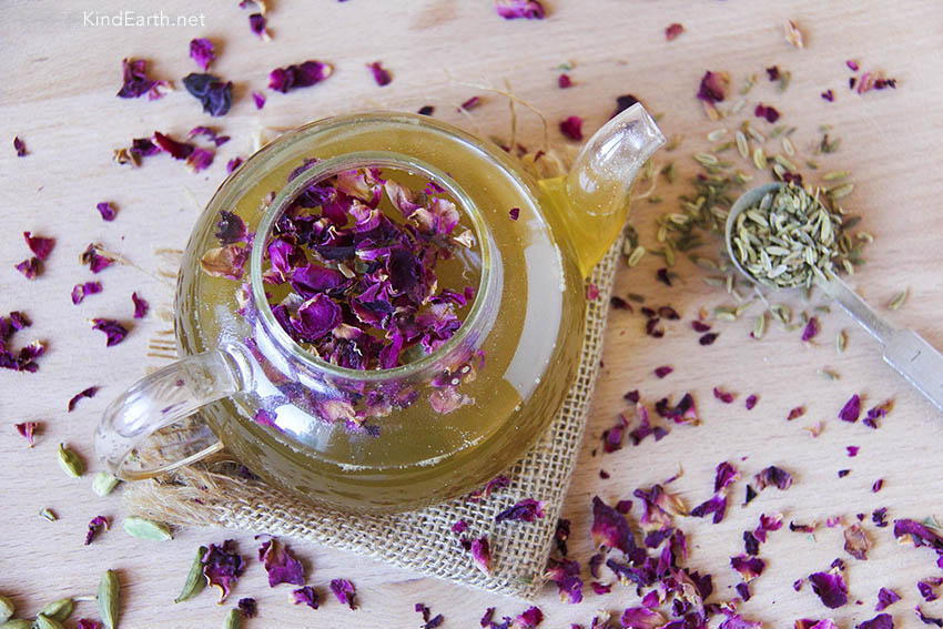 "Love Yourself Beautiful" Homemade Herbal Tea - Kind Earth