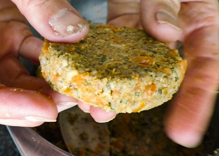EASY Vegan Burgers - Sunshine Seed Burger Patties - Kind Earth