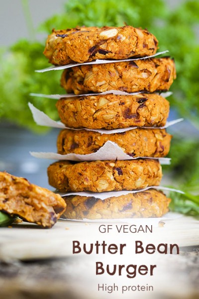 Vegan Butter Bean Burger - easy, high protein, cheap to make - Kind Earth