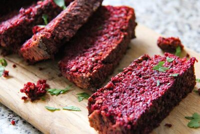 Vegan Beet Nut Loaf - divinely delicious - Kind Earth