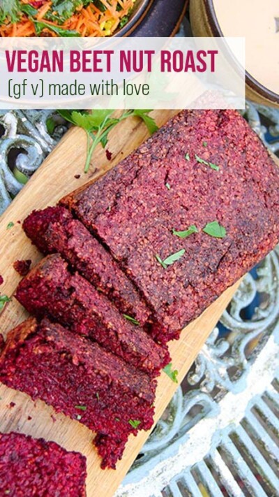 Vegan Beet Nut Loaf - divinely delicious - Kind Earth