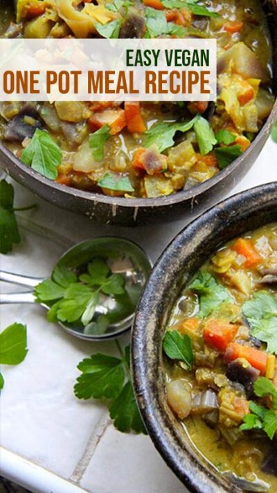 Easy Vegan One Pot Meal Recipe - Kind Earth