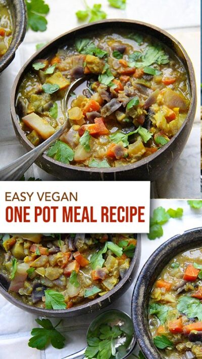 Easy Vegan One Pot Meal Recipe - Kind Earth